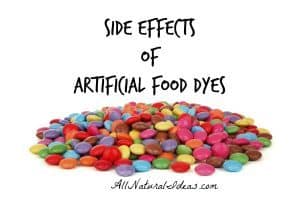 What are the Artificial Food Dye Red 40 Side Effects? | All Natural Ideas