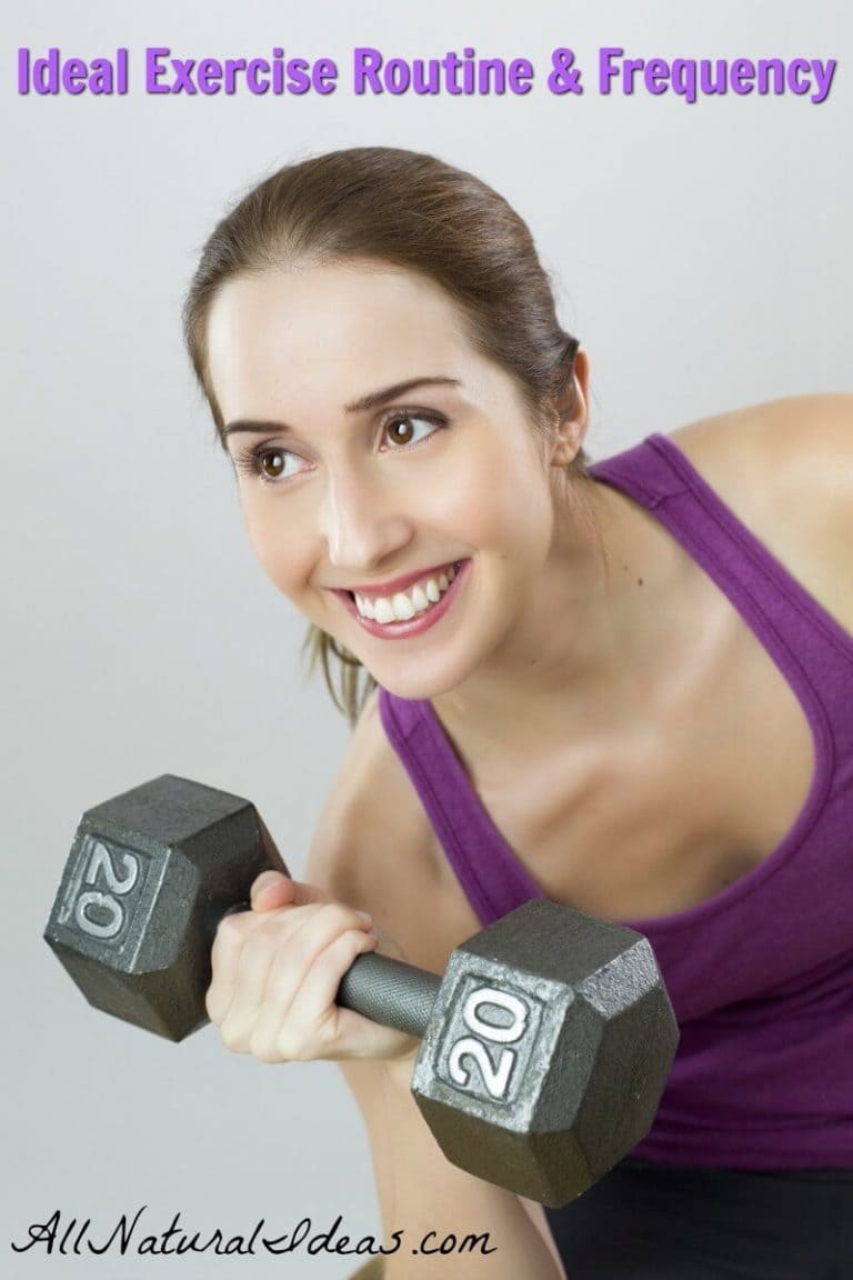 Ideal Exercise Routine and Frequency | All Natural Ideas